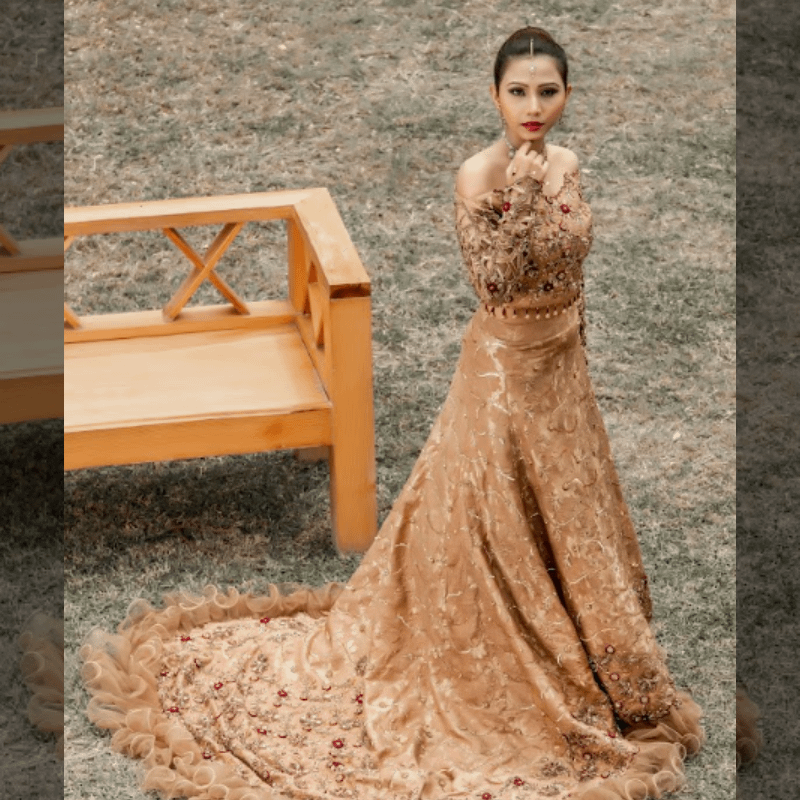 Gold Atlas Bridal By Komal Raj